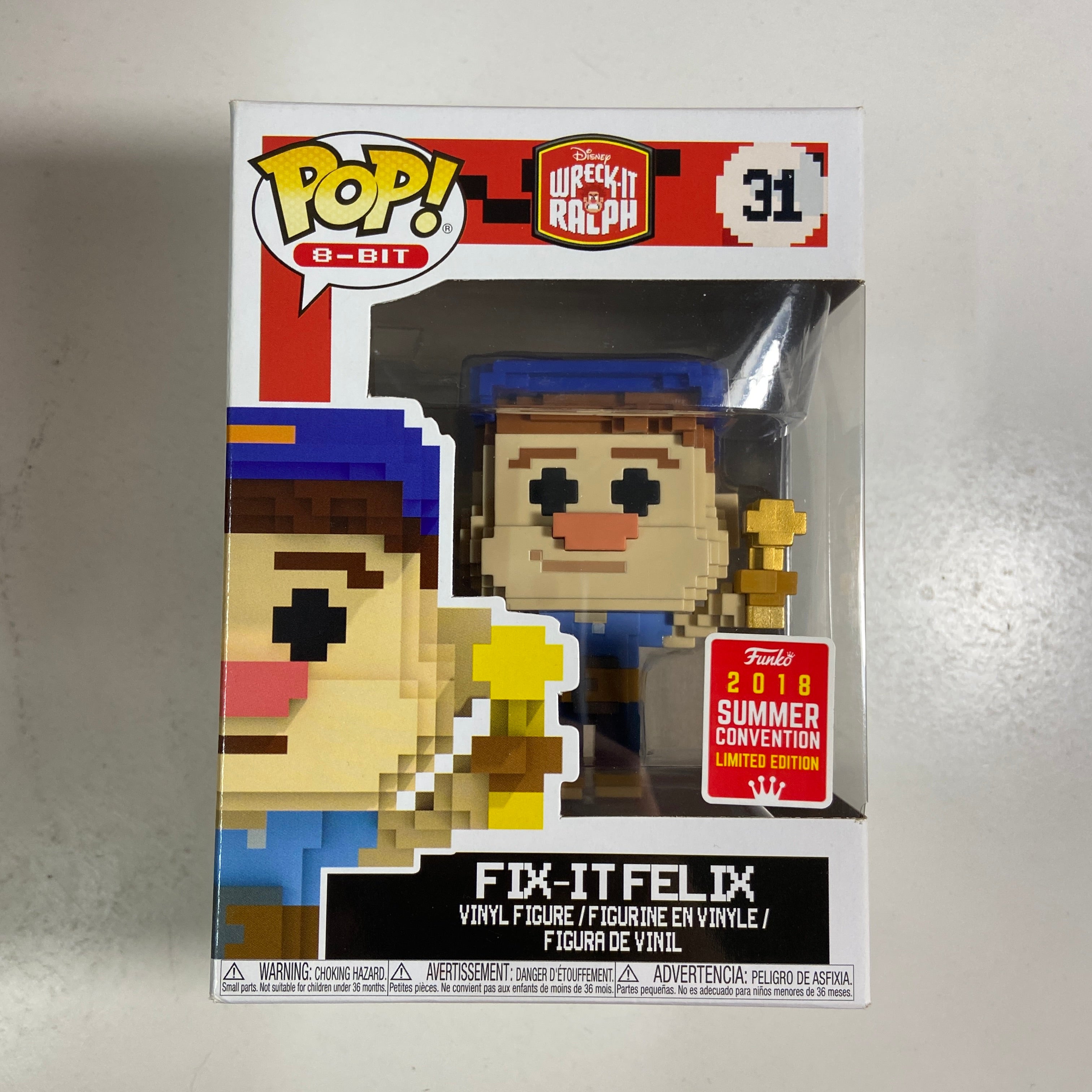Wreck it Ralph - Fix it Felix (8-Bit) Disney Funko Pop 31– Vancity Pops