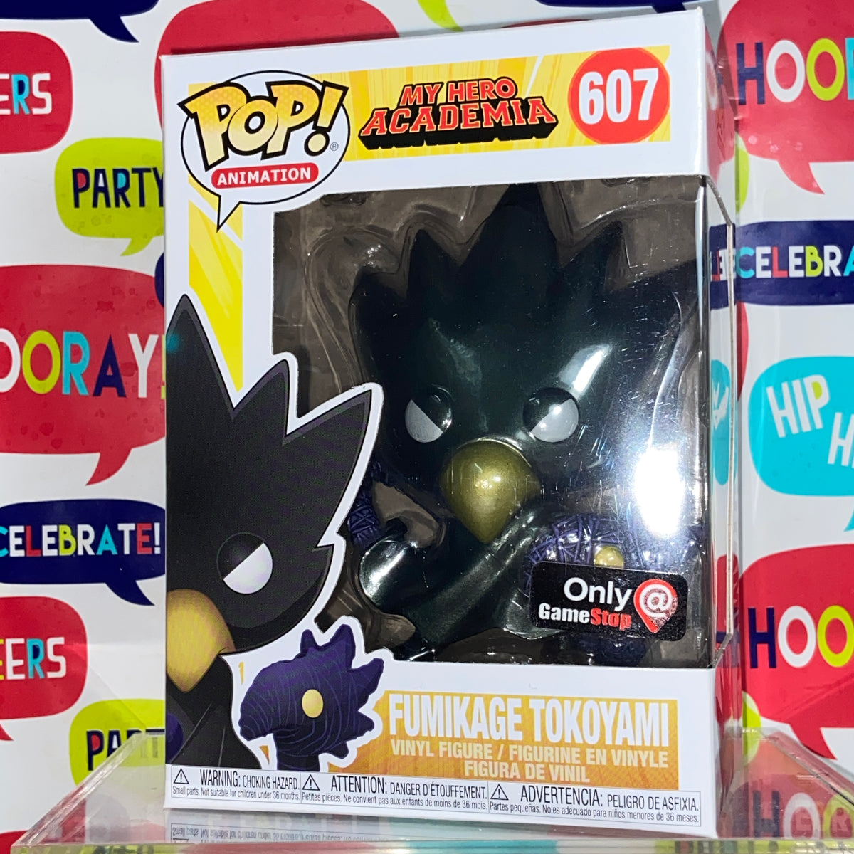 My Hero Academia - Fumikage Tokoyami (Metallic) Funko Pop 607– Vancity Pops