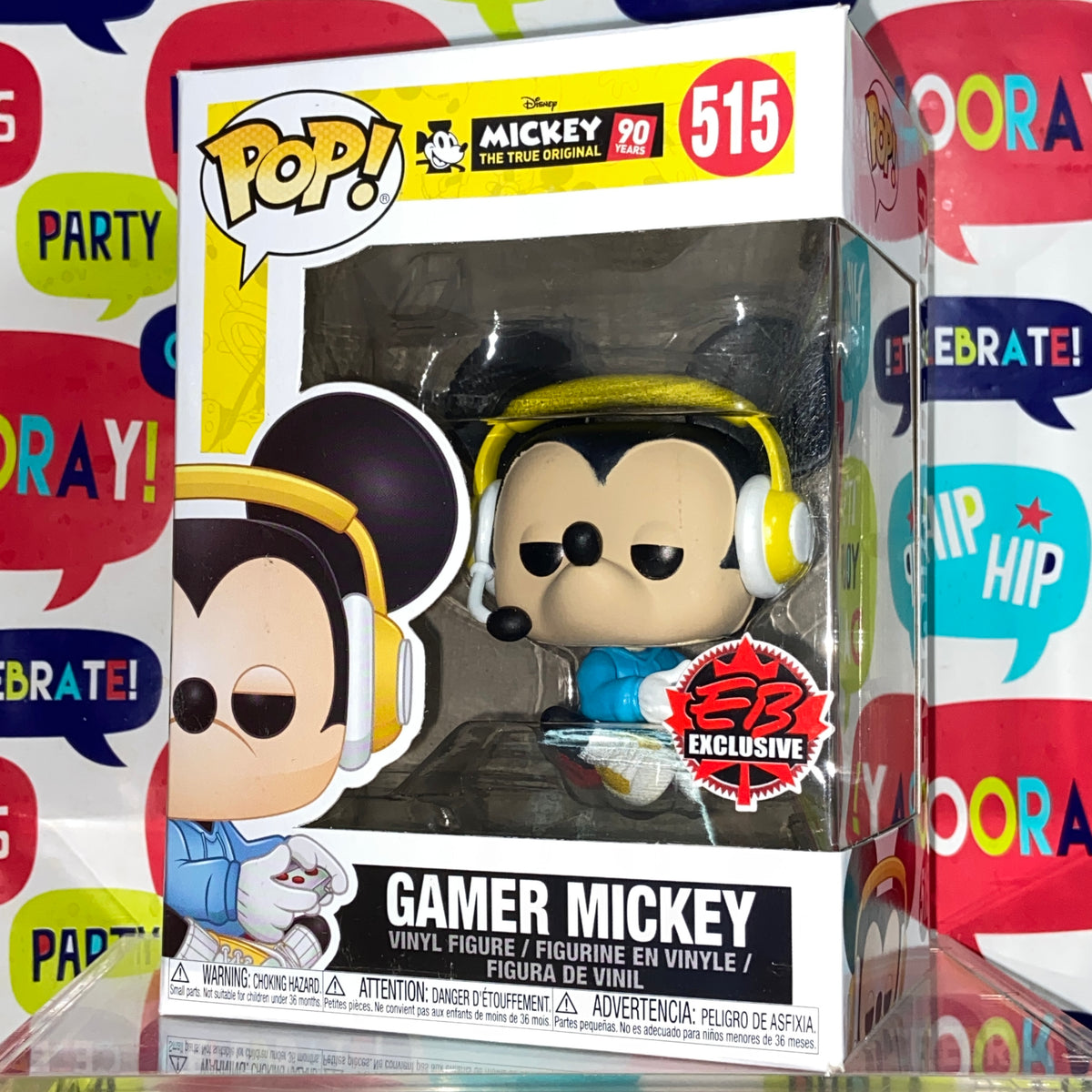 Mickey Mouse (Gamer) - Disney Funko Pop 515 EB Games– Vancity Pops
