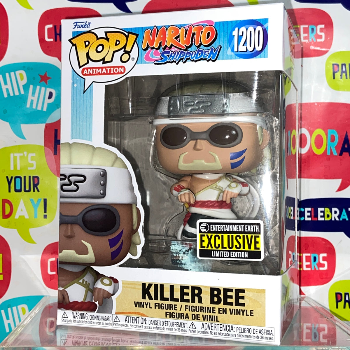 Naruto - Killer Bee Funko Pop 1200 Entertainment Earth Exclusive ...