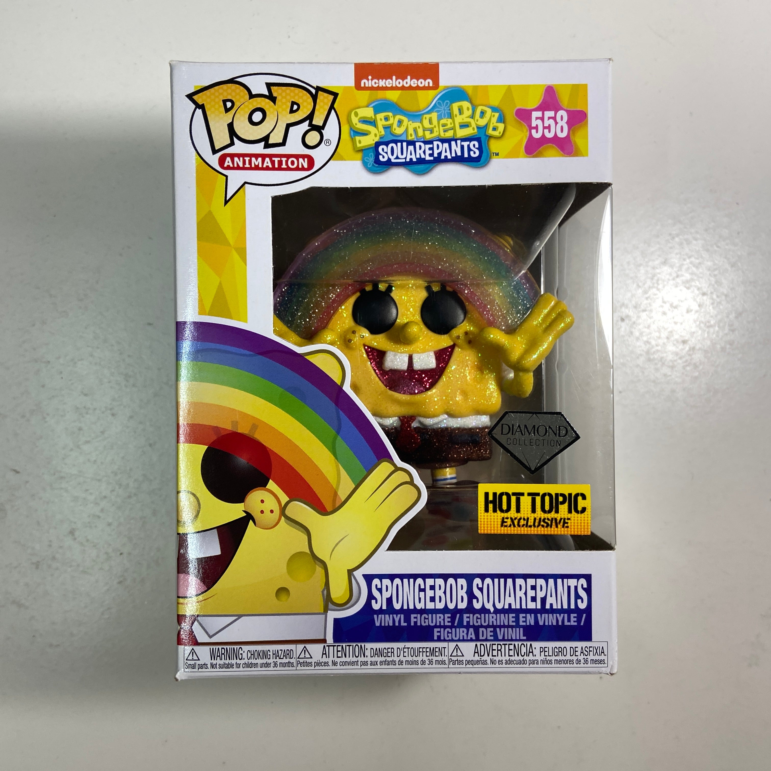 Spongebob Squarepants - Spongebob Squarepants (Diamond) Funko Pop 558 ...