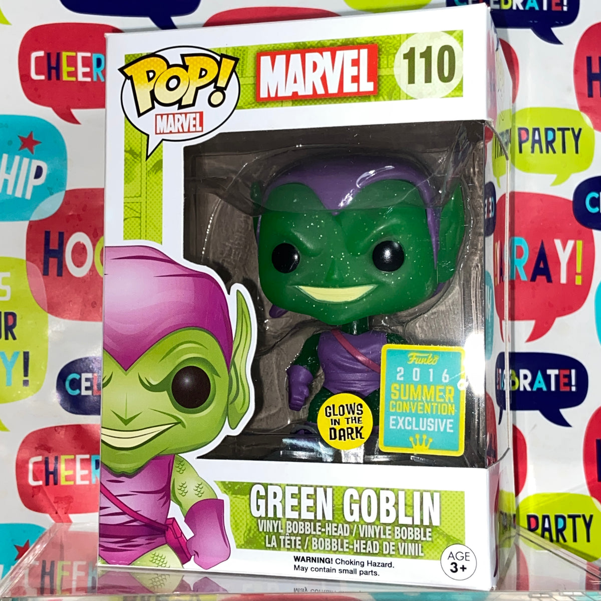 Green Goblin (Glow): Marvel Funko Pop 110 Summer Convention– Vancity Pops