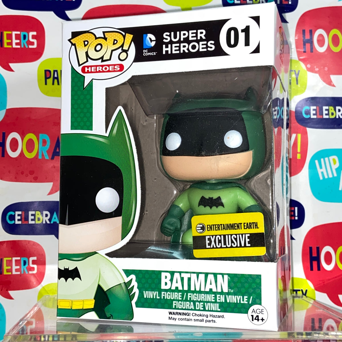 Batman (Green) Funko Pop 01 Entertainment Earth– Vancity Pops