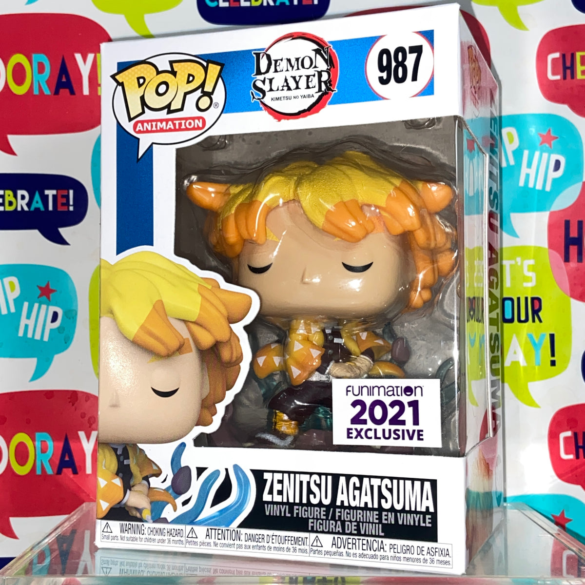 Demon Slayer - Zenitsu Agatsuma Funko Pop #987 Funimation Exclusive ...