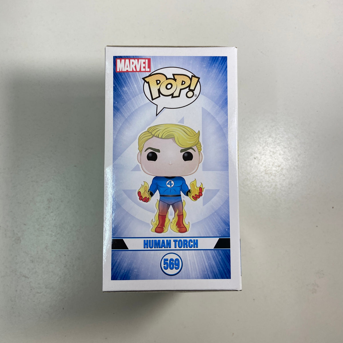 Human Torch Johnny Storm (Fantastic Four): Marvel Funko Pop 569 ...