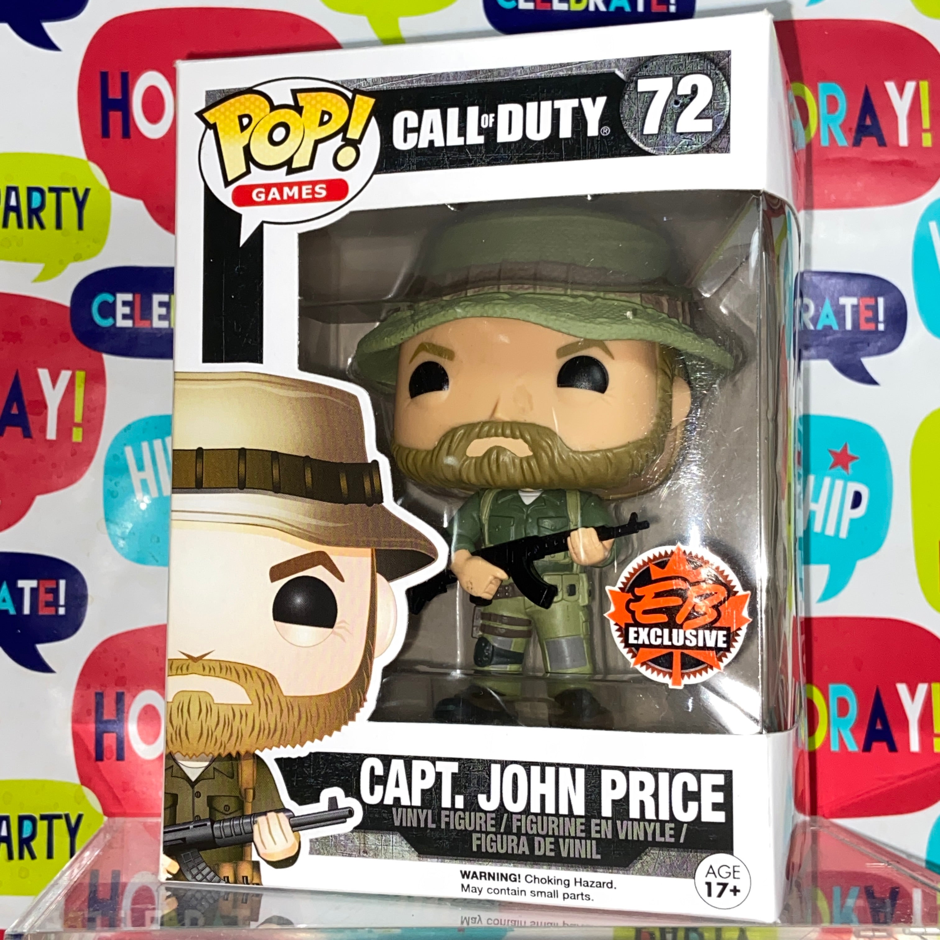 Call of Duty Captain John Price Funko Pop 72 EB Games Exclusive Vancity Pops