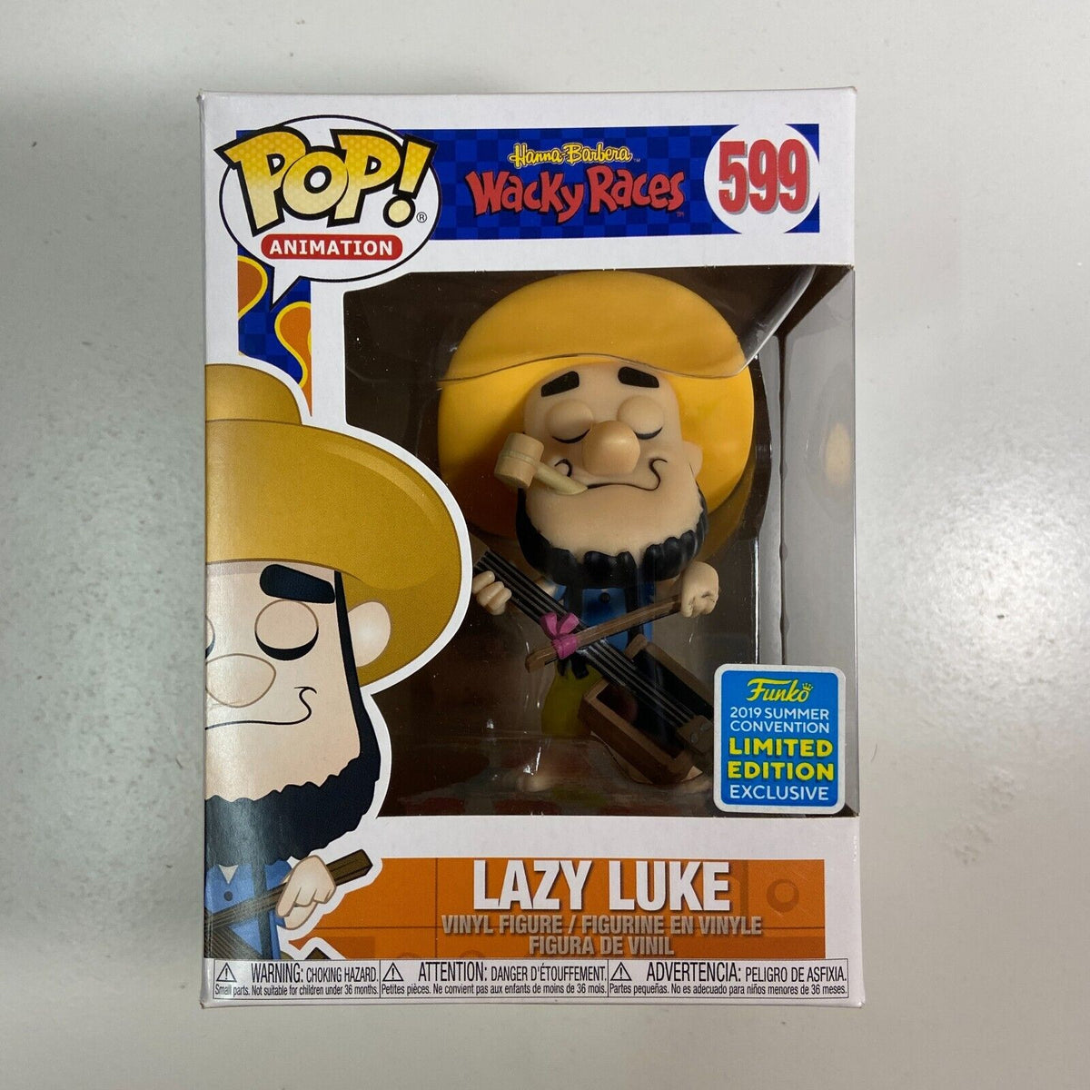 Hanna Barbera Wacky Races - Lazy Luke Funko Pop 599 Summer Convention ...