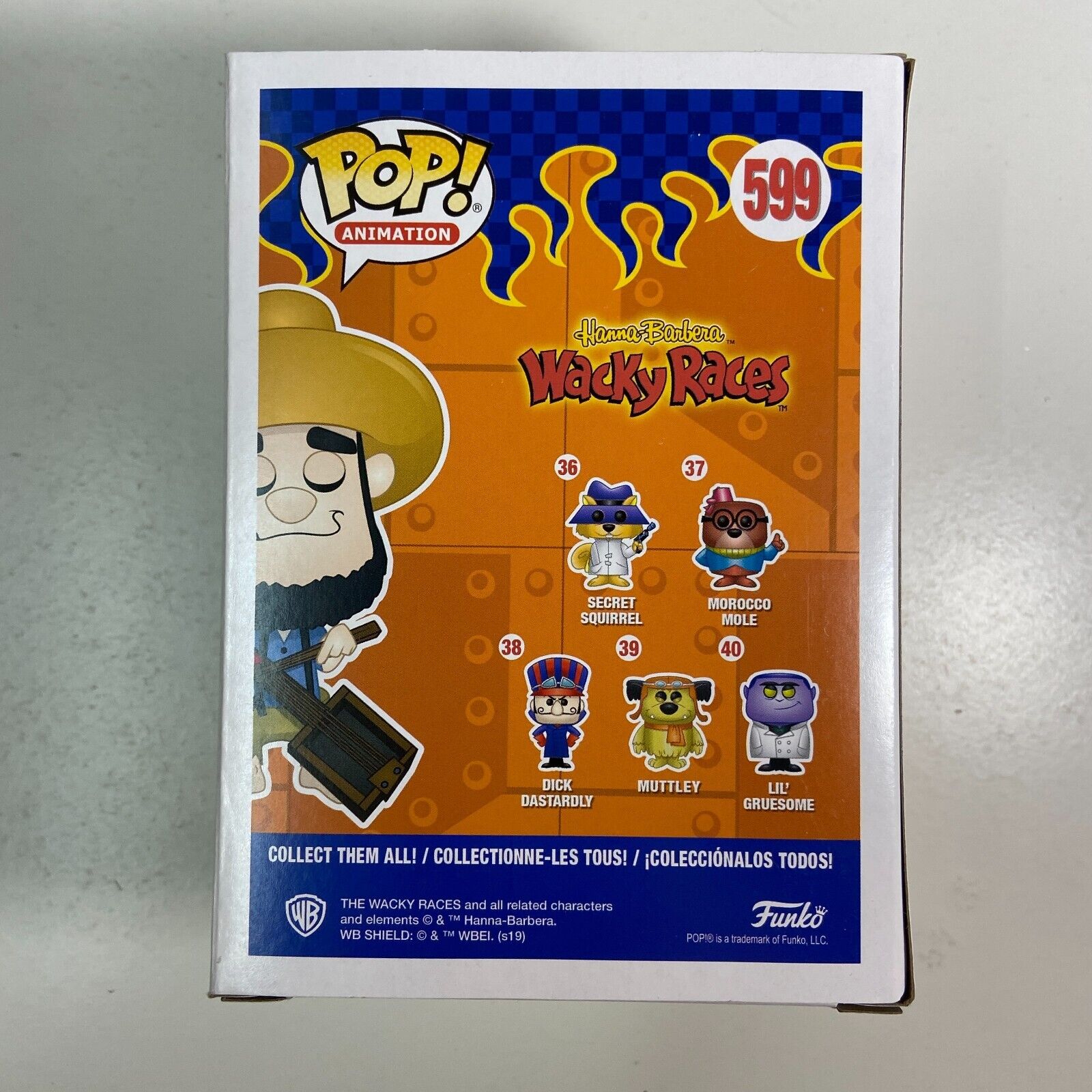 Hanna Barbera Wacky Races - Lazy Luke Funko Pop 599 Summer Convention ...