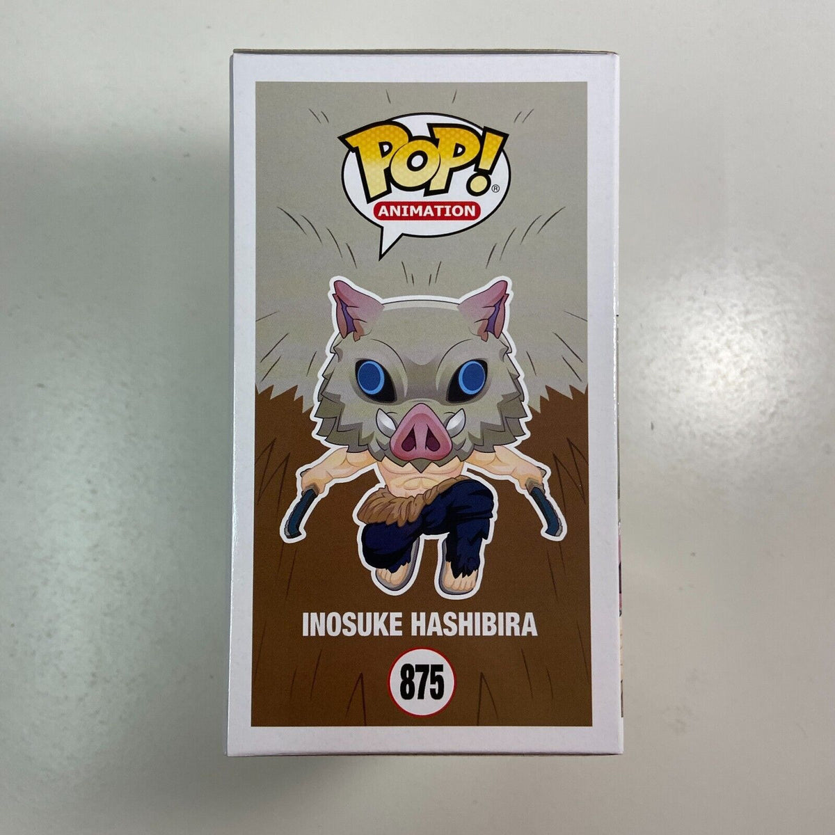 Demon Slayer - Inosuke Hashibara (Jumping/Flocked) Funko Pop #875 ...